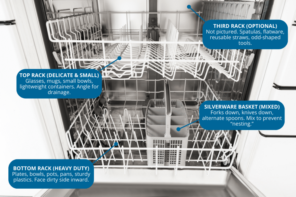 How to Properly Load a Dishwasher So It Operates Like Brand New ...