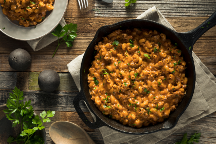 Homemade Hamburger Helper: Cheesy One-Skillet Dinner • Everyday Cheapskate
