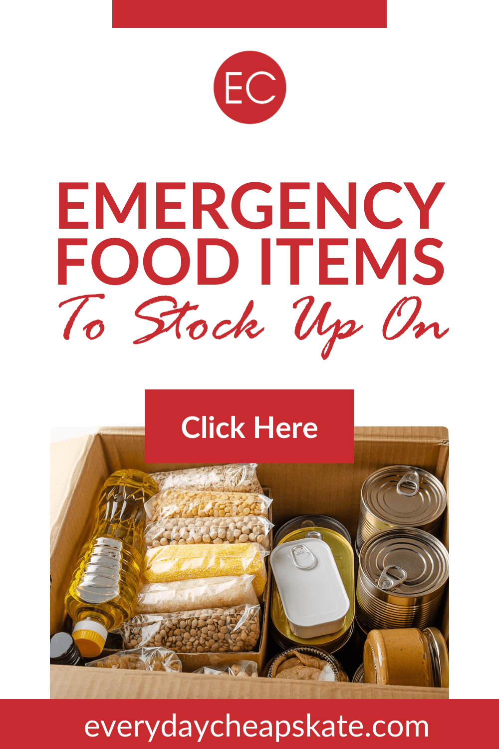Emergency Food You Need to Stock Up Now • Everyday Cheapskate