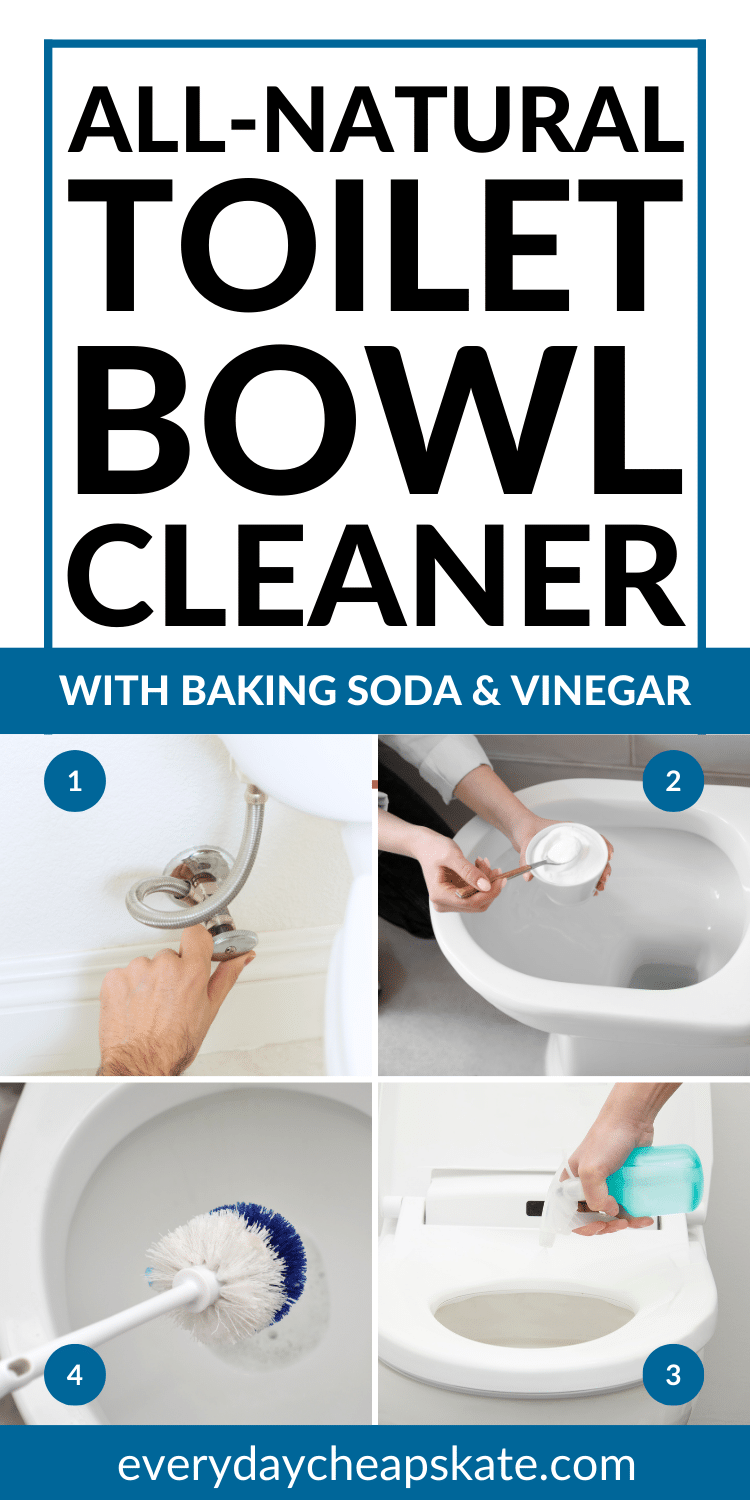 All-Natural Toilet Bowl Cleaner with Baking Soda & Vinegar • Everyday ...