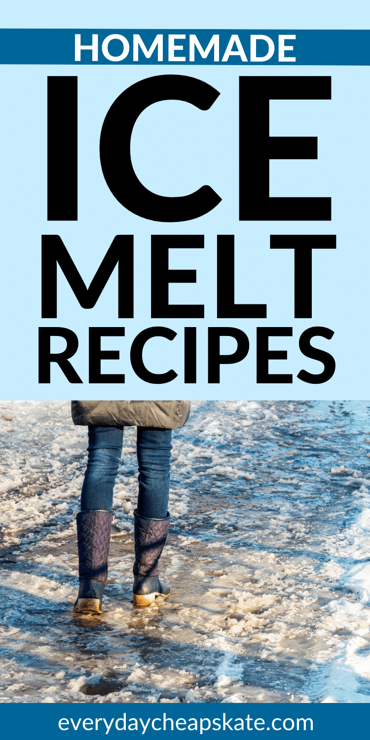 Easy Homemade Ice Melt for Driveways, Steps, and Frozen Locks ...