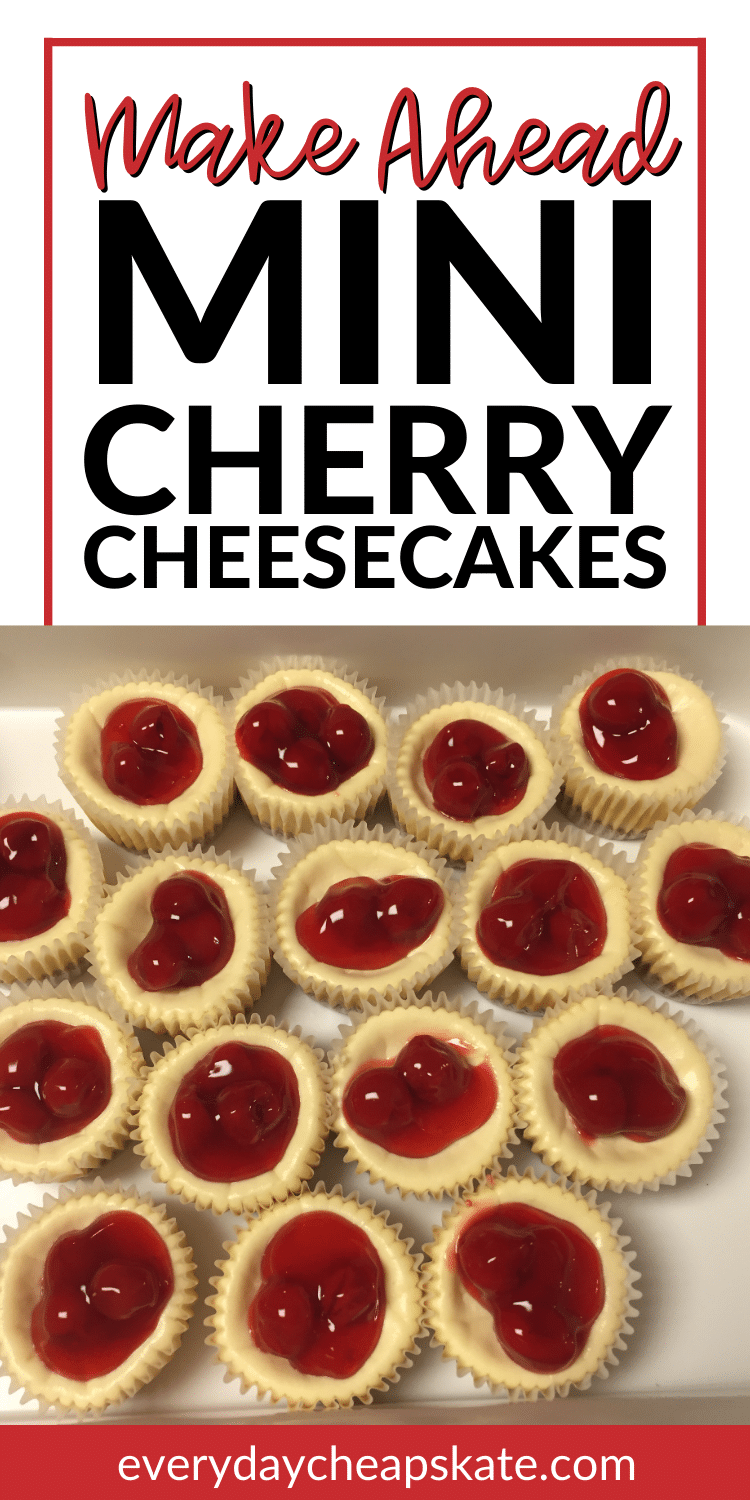 Mini Cherry Cheesecakes: The Perfect No-Fuss Party Dessert • Everyday ...