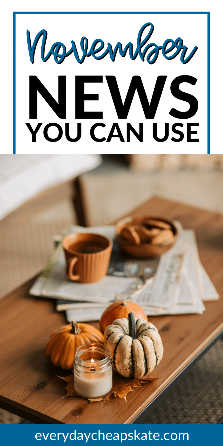 News You Can Use • November 2025 • Everyday Cheapskate