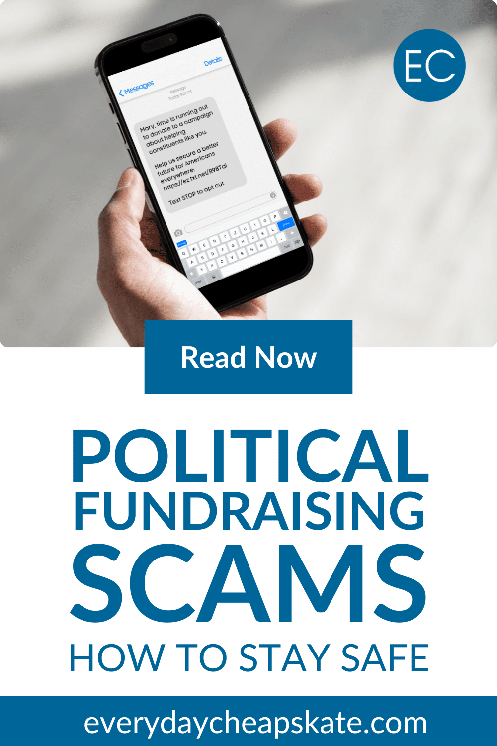 Political Fundraising Scams: How to Stay Safe • Everyday Cheapskate