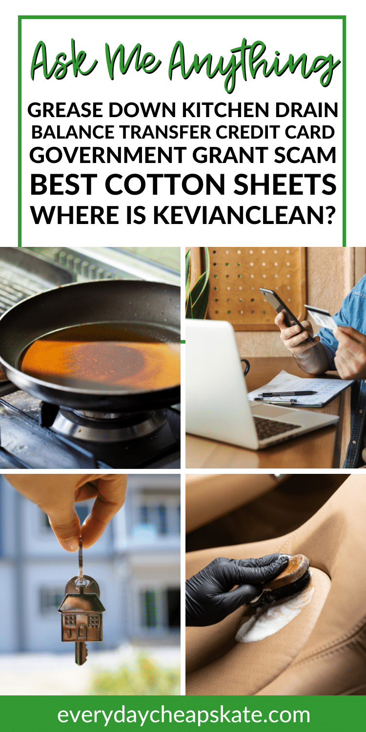 Grease Down Kitchen Drain: Should You Really Do It? • Everyday Cheapskate