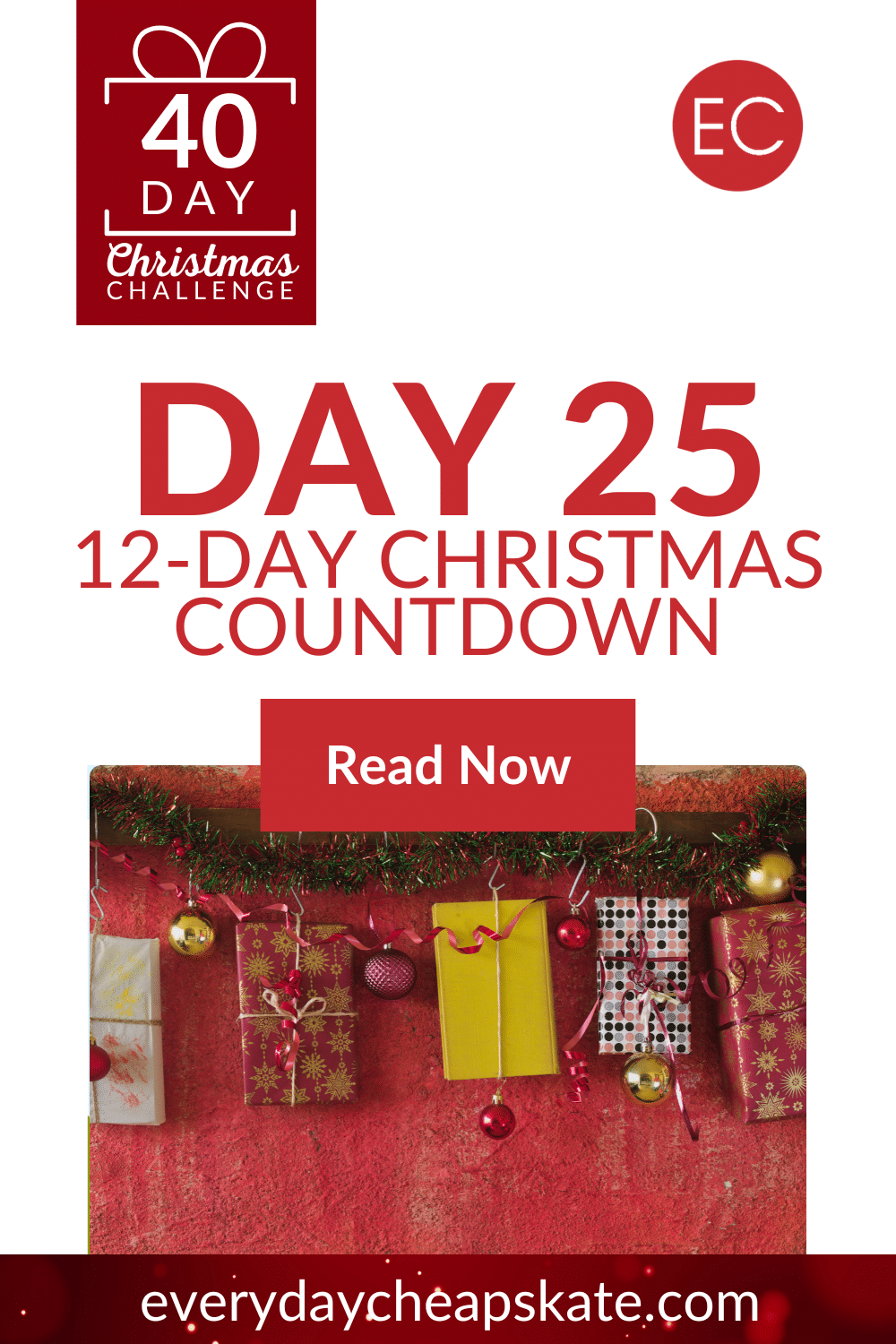 40-Day Christmas Challenge | Day 25 • 12-Day Christmas Countdown ...