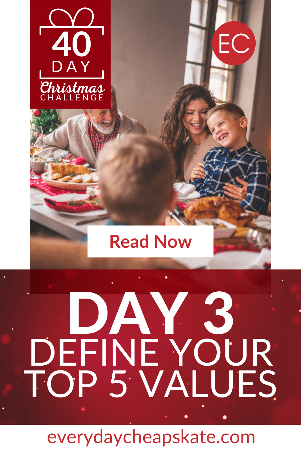 40-Day Christmas Challenge | Day 3 • Define Your Top 5 Values ...