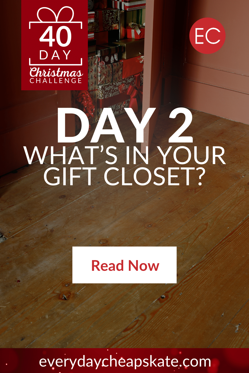 40-Day Christmas Challenge | Day 2 • What’s in Your Gift Closet ...
